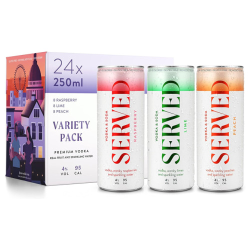 Served Seltzer Variety Box | Multipack of hard seltzer | Seltz Store
